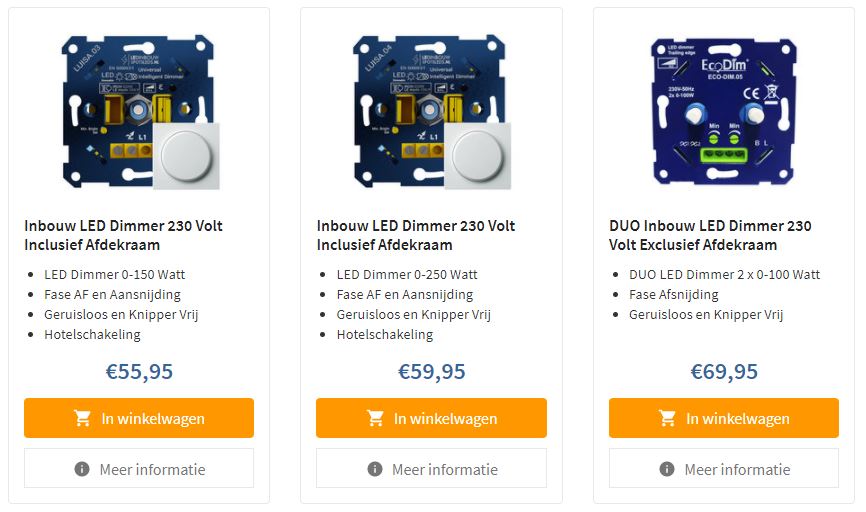 Led spots dimmen: hoe werkt dat?